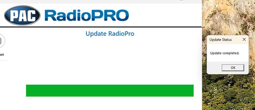 Tutorial for updating a PAC RadioPro interface – PAC