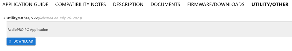 Tutorial for updating a PAC RadioPro interface – PAC